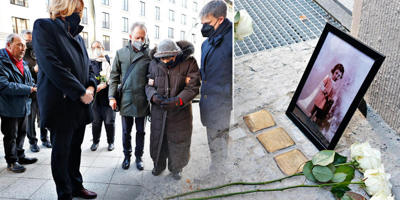 "Hier wohnte Ruth Nelly Abraham"